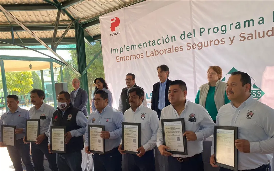 Recibe Industrias Peñoles Distintivo Entornos Laborales Seguros y ...