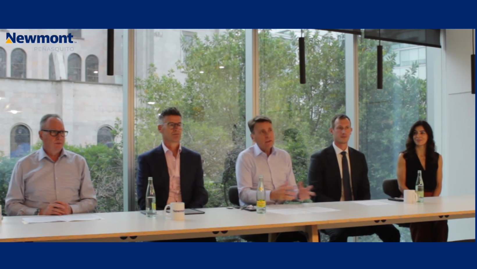 Te invitamos a ver el mensaje emitido por Tom Palmer, CEO de Newmont ...
